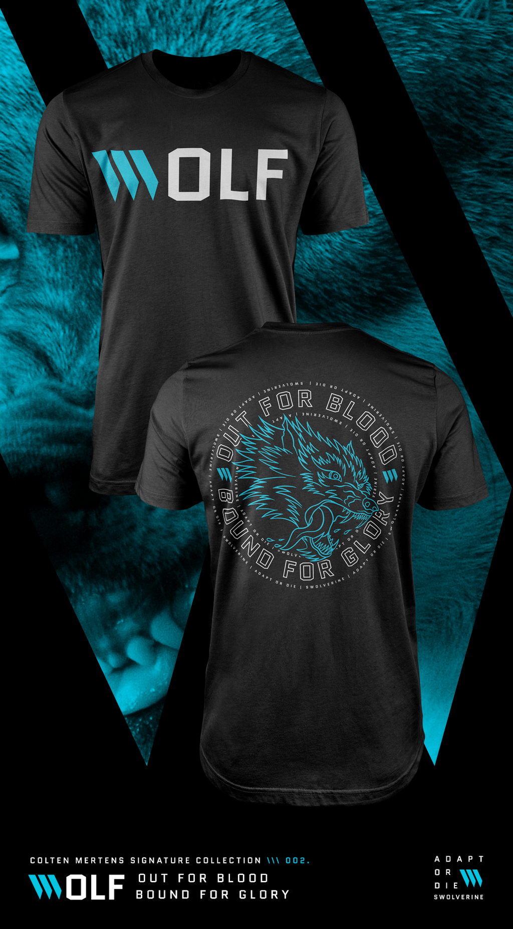 Colten Mertens "The Wolf" Tee | Swolverine