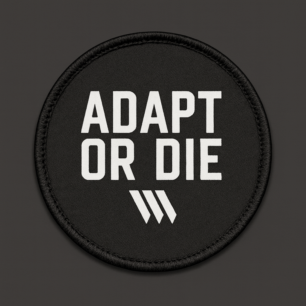 Vest Patch Adapt Or Die | Swolverine