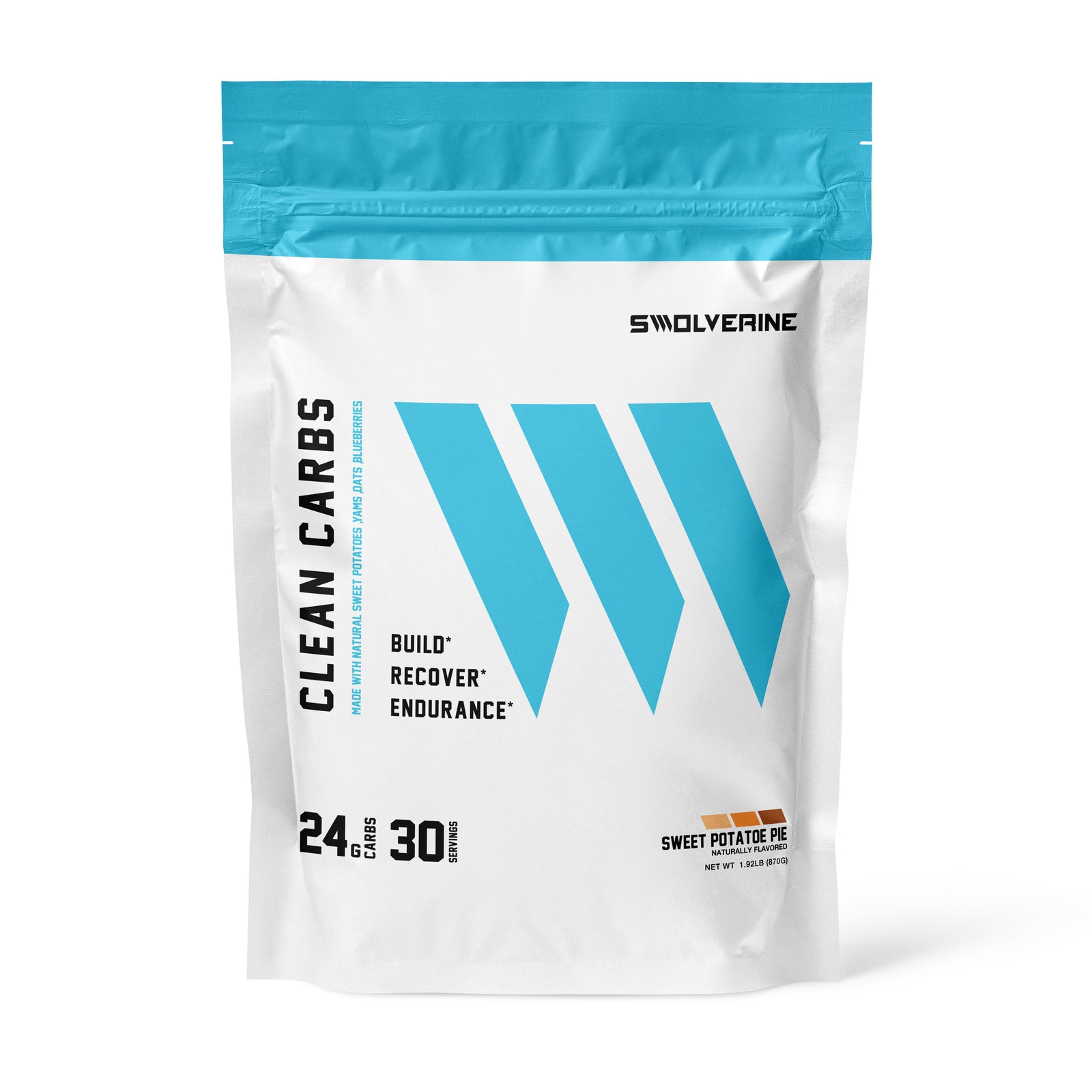 Swolverine Clean Carbs Supplement Powder - Sweet Potato Pie